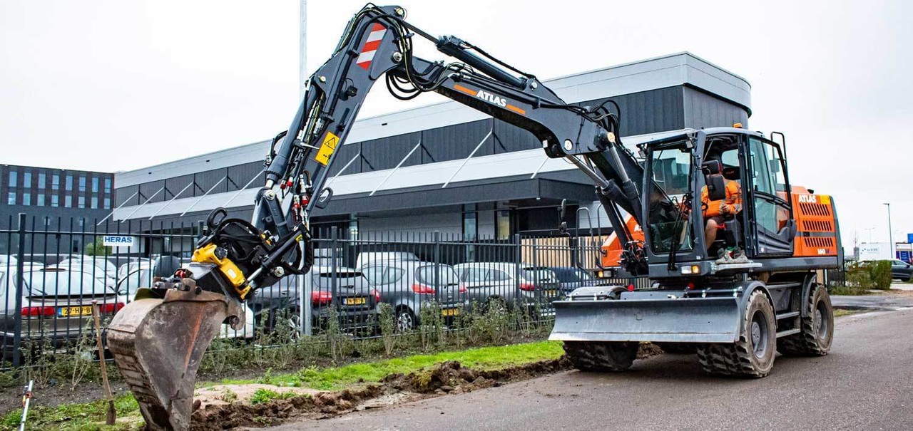 Atlas Mobilbagger 160 W | Böhrer Baumaschinen